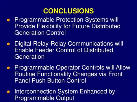 Ppt Distributed Generation Effects On Protective Relaying