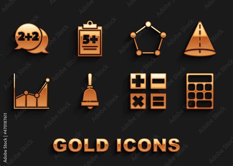 Set Ringing Bell Geometric Figure Cone Calculator Graph Schedule