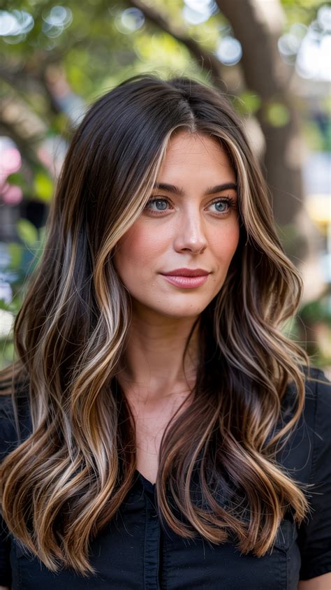17 Balayage Ideas For Long Layered Brunette Hair With Face Framing
