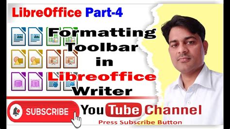 Libreoffice Writer Formatting Toolbar In Hindi Formatting Toolbar Functions Libreoffice