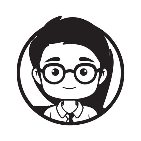 Geek Boy Vector Illustration 32403903 Vector Art At Vecteezy