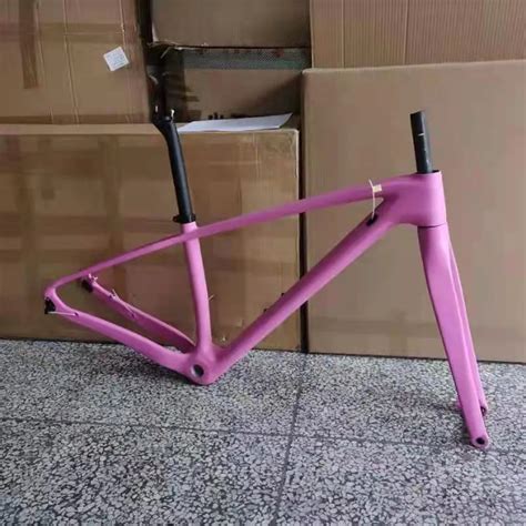Earrell 자전거 탄소 로드 프레임 자전거 Mtb 프레임 29er 275er 1517 Bb68 산악 자전거 핑크 프레임