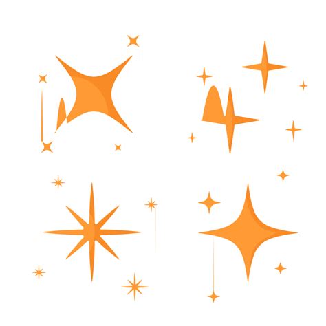 Free Orange Sparkle Vector Template To Edit Online
