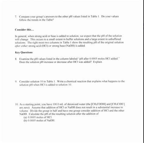 Solved The Buffer Zone What Is A Buffer And In What Ph