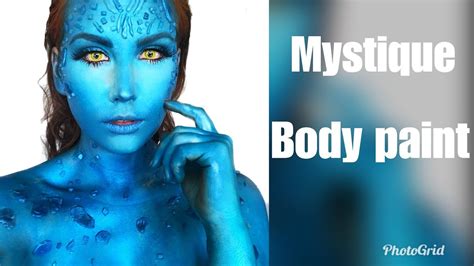 Mystique Body Painting Youtube