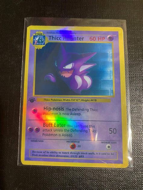 Thicc Hauter Charizard Gx Ex Vmax V Pokémon Card Orica Etsy