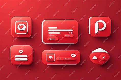 Neumorphic Ui Ux Design Elements 3d Vector Buttons Like Dislike Comment