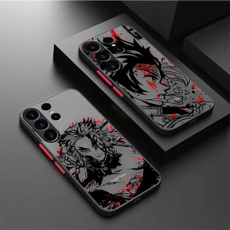 Anime D Demon Slayer Kimetsu No Yaiba Matte Mobile Phone Case For