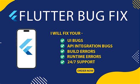 Fix All Kinds Of Bugs In Your Flutter App By Iamshuvro Fiverr