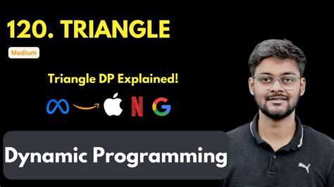 Leetcode 120 Triangle Dynamic Programming Easy To Understand Youtube