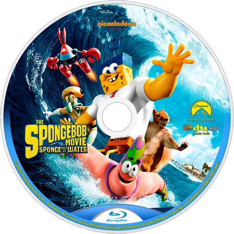 Spongebob Movie Dvd Disc