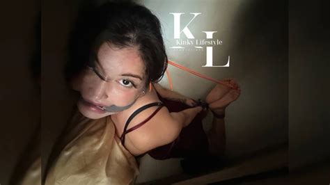Simonas Hogtie Fun Barefoot Blindfold Sock Stuffed Cleavegag Tied