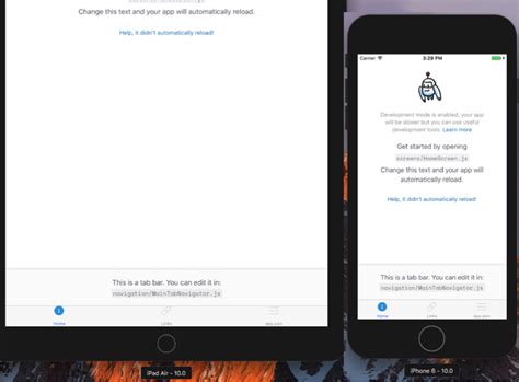 Tabbarbottom Broken On Ipad Ios 10 · Issue 3904 · React Navigation