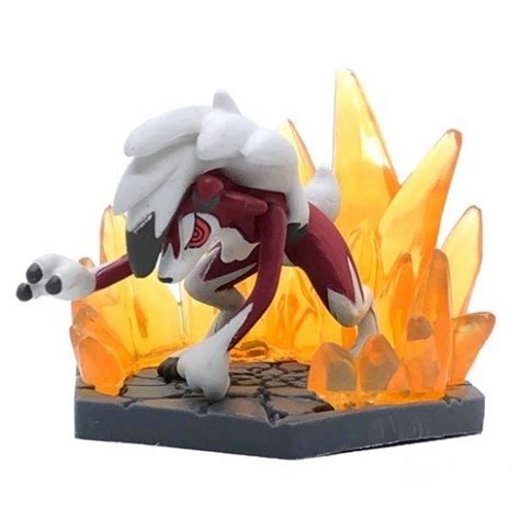 Pokemon Diorama Roca Y Hada Lycanroc De Takara Tomy
