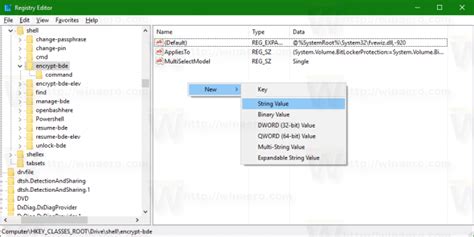 როგორ ამოიღოთ Bitlocker კონტექსტური მენიუდან Windows 10 ში