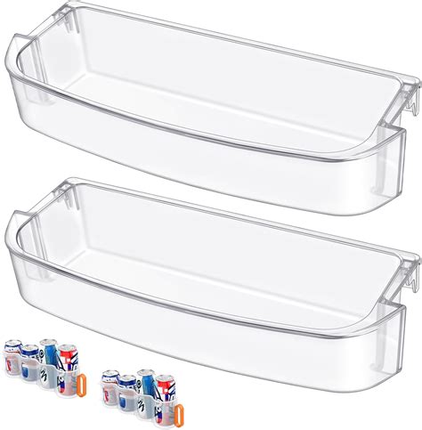 2 Pack Upgraded Wpw10451873 Refrigerator Door Bin