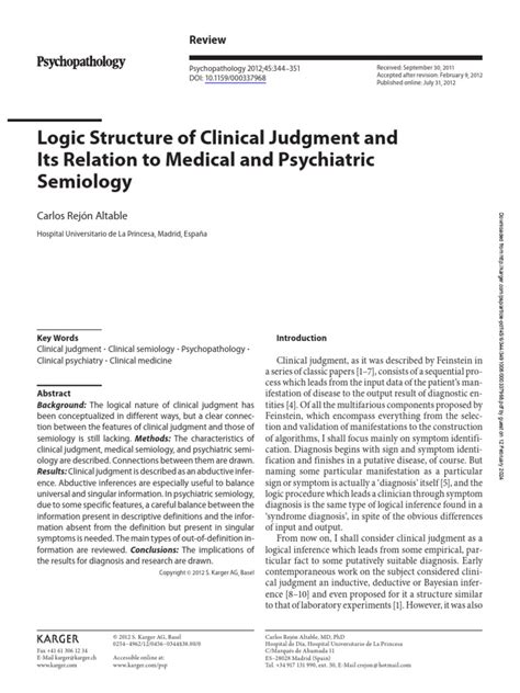 Logic Structure Download Free Pdf Schizophrenia Psychiatry