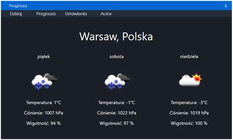 Github Wojciechmarek Weather Station A Project Showing The Current Weather In The Selected