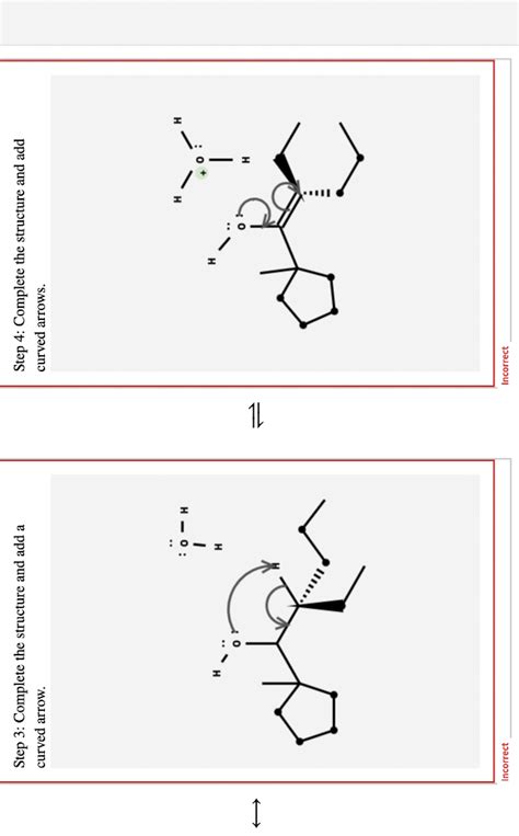 Solved Step Draw Curved Arrows Step Complete The Chegg Com