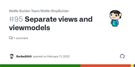 Separate Views And Viewmodels · Issue 95 · Wows Builder Teamwows