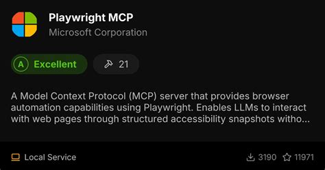 Playwright Mcp Mcp Servers · Lobehub