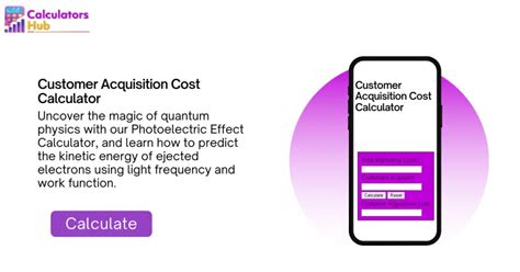 Customer Acquisition Cost Calculator Online