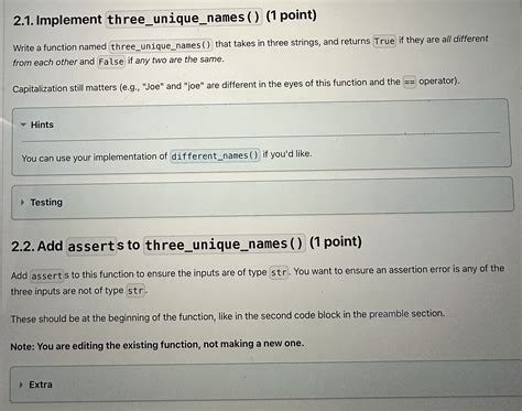 Solved Write A Function Named That Takes In Two Strings And