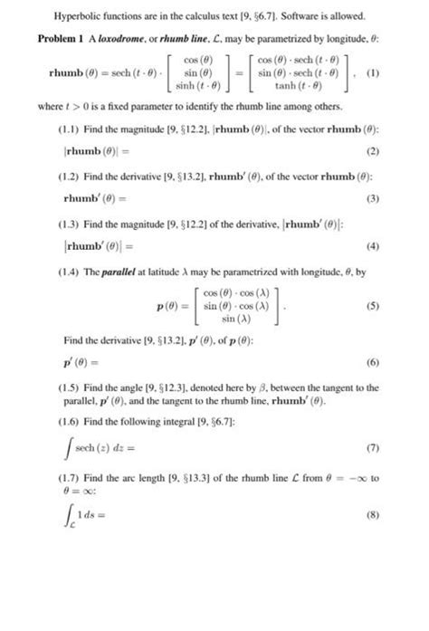 Solved Hyperbolic Functions Are In The Calculus Text Chegg