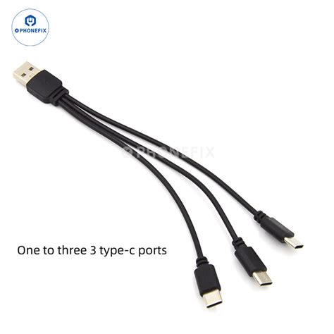 Multi Function 3 In 1 Type C Interface Charging Data Cable