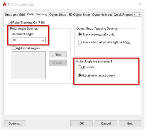 Is There A Toggle To Dynamic Input With Regards To Continuing Angles