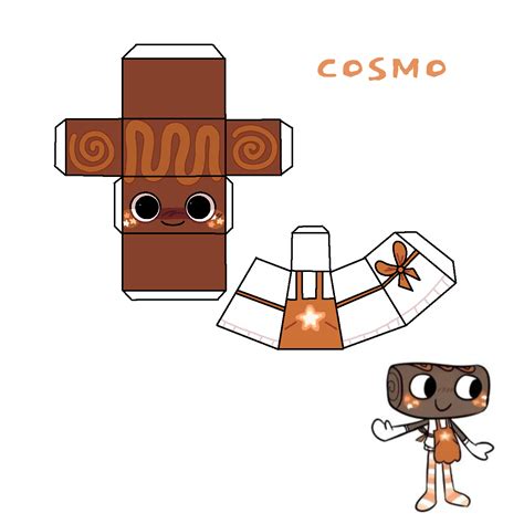 Dandy S World Papercraft Cosmo Шаблон бумажной куклы Бумажные куклы Поделки