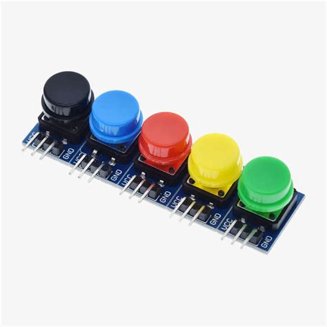5pcs Set Electronic Building Blocks Big Key Button Module Quartzcomponents