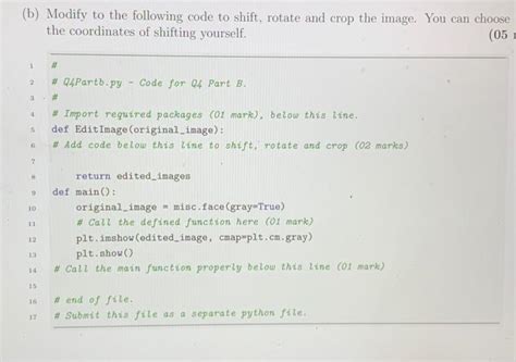 Solved B Modify To The Following Code To Shift Rotate And Chegg