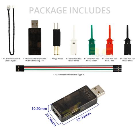 radiomaster elrs usb uart firmware flashing dongle for update expresslrs receiver tx0059 rc hopez
