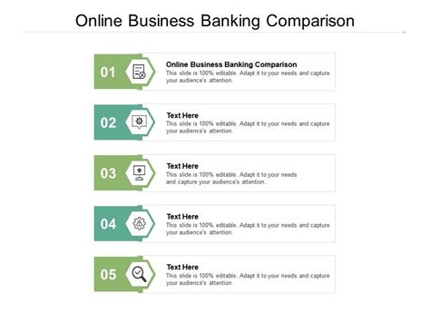 Online Business Banking Comparison Ppt Powerpoint Presentation File Gridlines Cpb Presentation
