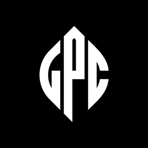 Premium Vector Lpc Circle Letter Logo Design With Circle And Ellipse Shape Lpc Ellipse Letters