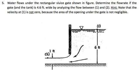 Solved Is It Possible If So How Do You Calculate The Flow Chegg Com