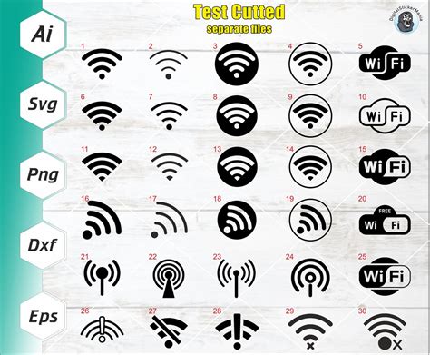 Wifi Signal Svg Wifi Bundle Svg Wifi Pack Svg No Signal Svg Free Wifi Icon Svg Wifi Bars