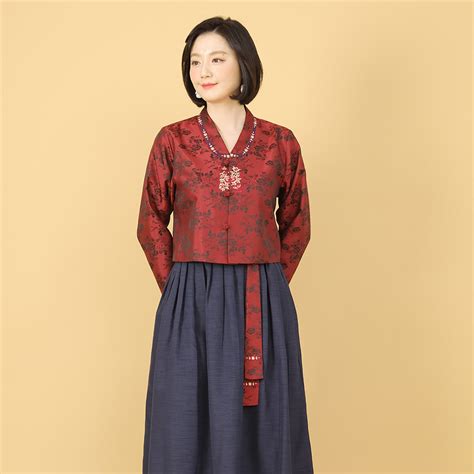 하객 혼주 결혼식 칠순 사계절 여성 여자 어른 양단 개량한복 생활한복 상하세트 H01260 애비뉴투지