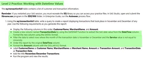 Solved Another Tiny Mistake In Sql1 Essentials Course Note Pdf On