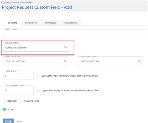 Project Request Form For Public Managing Visibility Of Custom Fields Project Insight Help Center