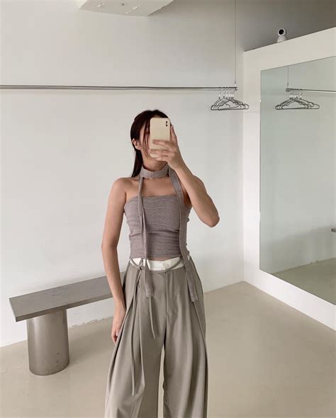 Set 여성 스카프 튜브탑 뷔스티에 세트