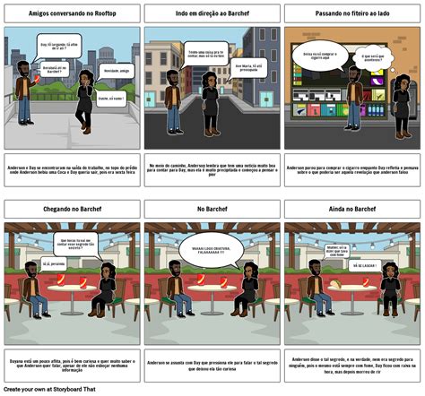 Uma Ida Ao Barchef Storyboard By Essegordinhoai