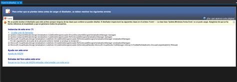 c visual c problema con windows forms y visual c 2019