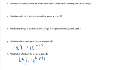 Solved Problem A Proton Follows The Path In The Proximity Chegg Com