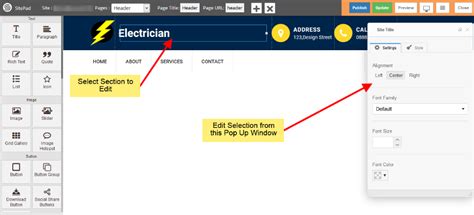 Edit Header And Footer
