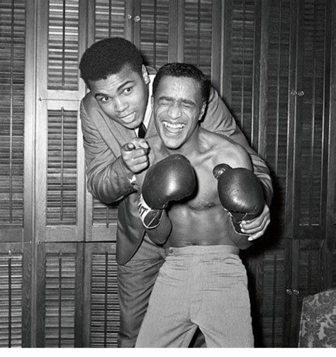 Heavyweight Muhammad Ali With Singer Sam Cooke During Floyd Patterson