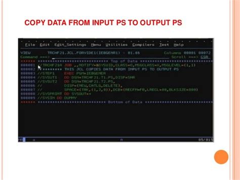 Filemgr Utility In Jcl