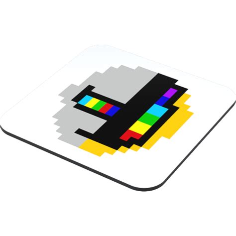 Random 8bit Memory Coaster Just Stickers Just Stickers