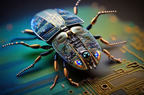 Electronic Bug On Circuit Computer Virus Concept Spy Bug Generative Ai Stock Image Image Electronic Bug On Circuit Computer Virus Concept Spy Bug Generative Ai Stock Image Image